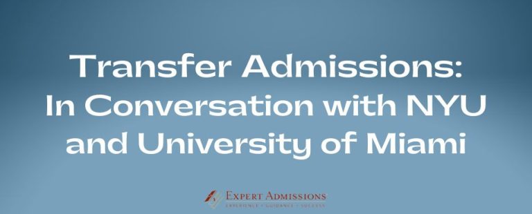 Transfer Admissions: In Conversation with NYU and University of Miami ...